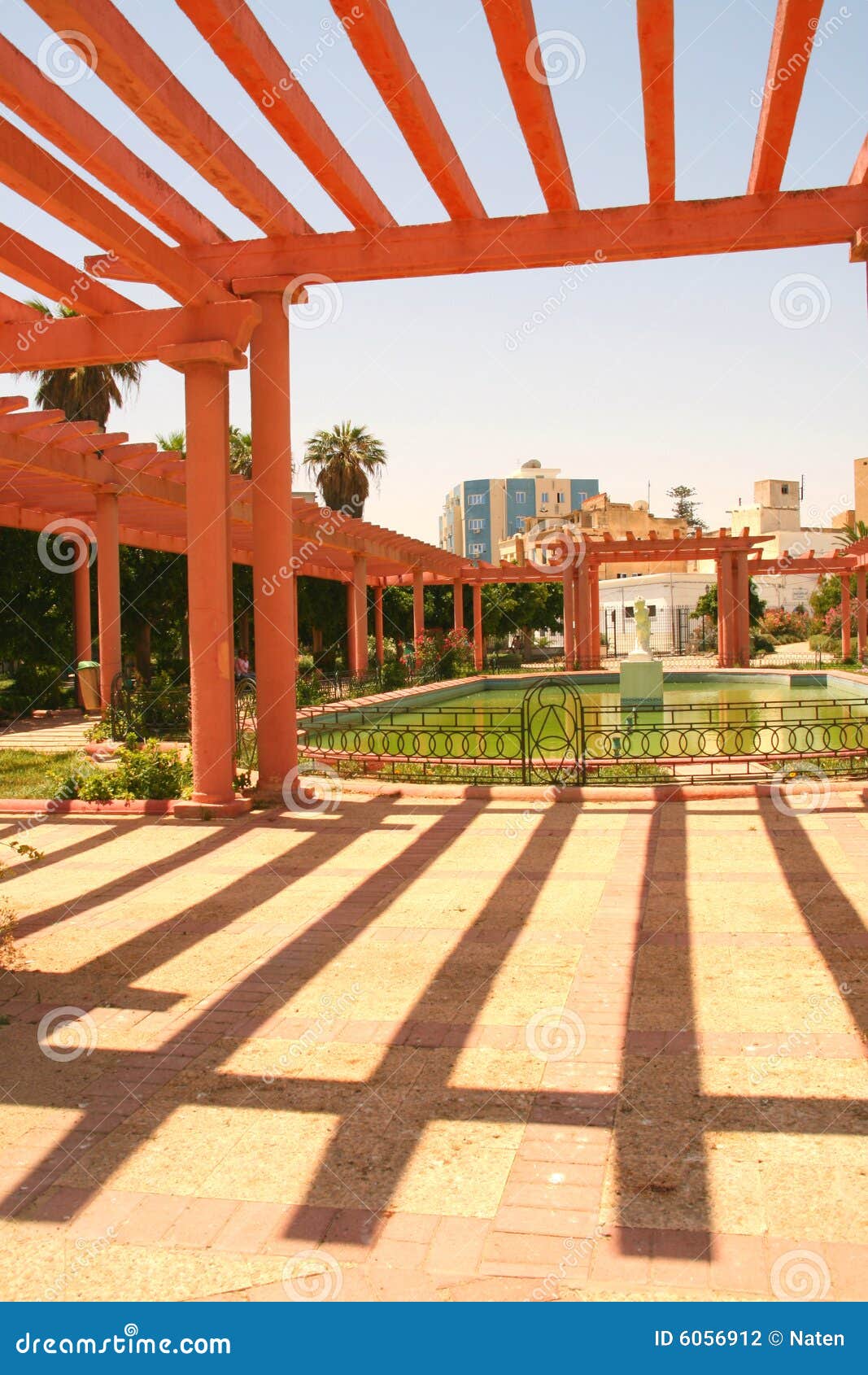 Picturesque arabic garden stock photo. Image of africa - 6056912