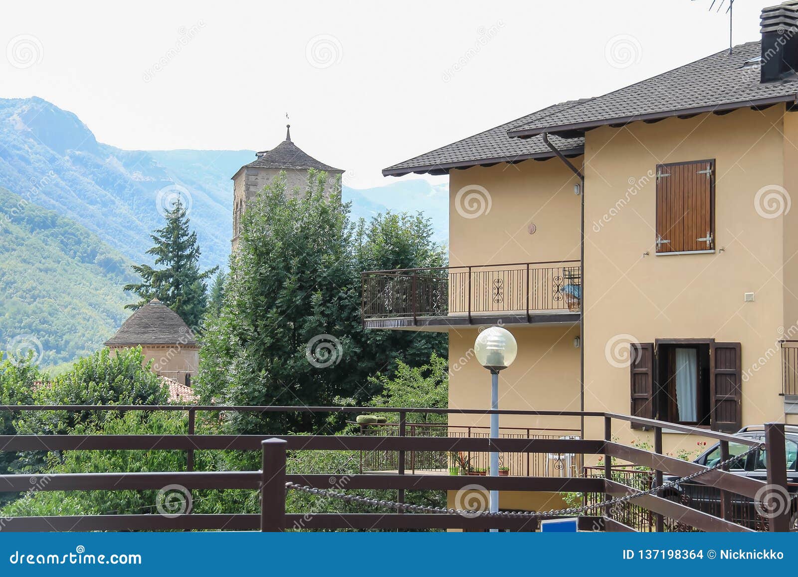 Picturesque Buildings in Fanano, Emilia Romagna, Stock Photo - Image of ...