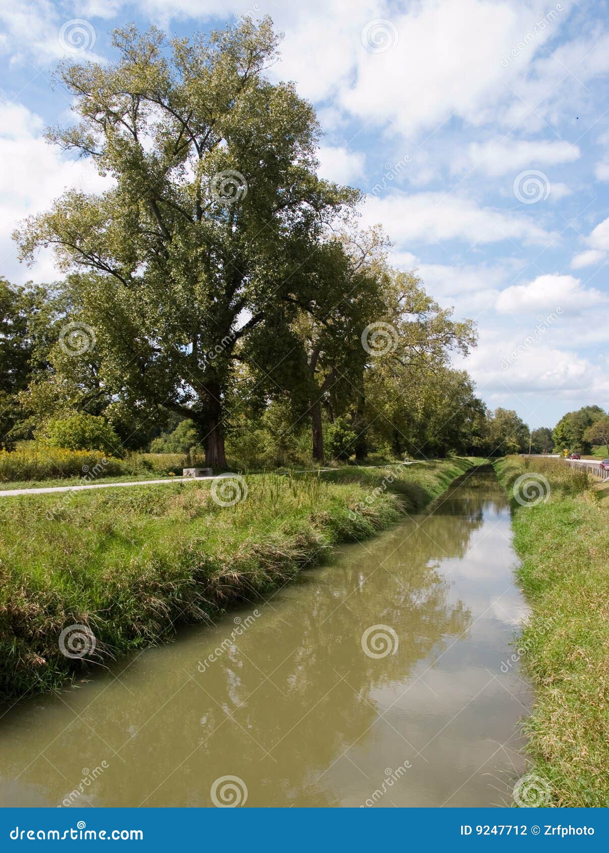 Picturesque Countryside River Stock Photo - Image of valley, distant ...