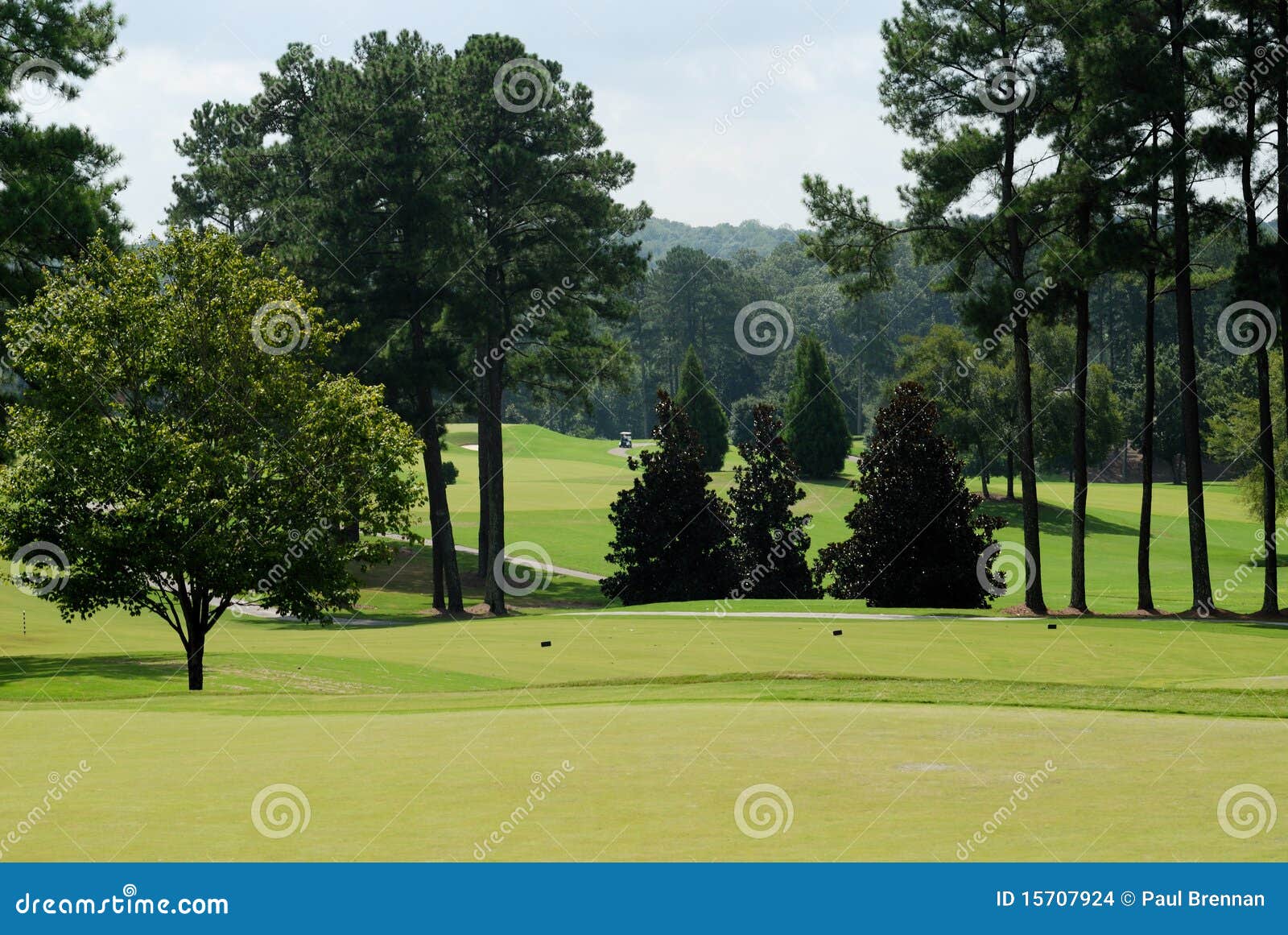 Picturesque gold course stock photo. Image of outdoor - 15707924