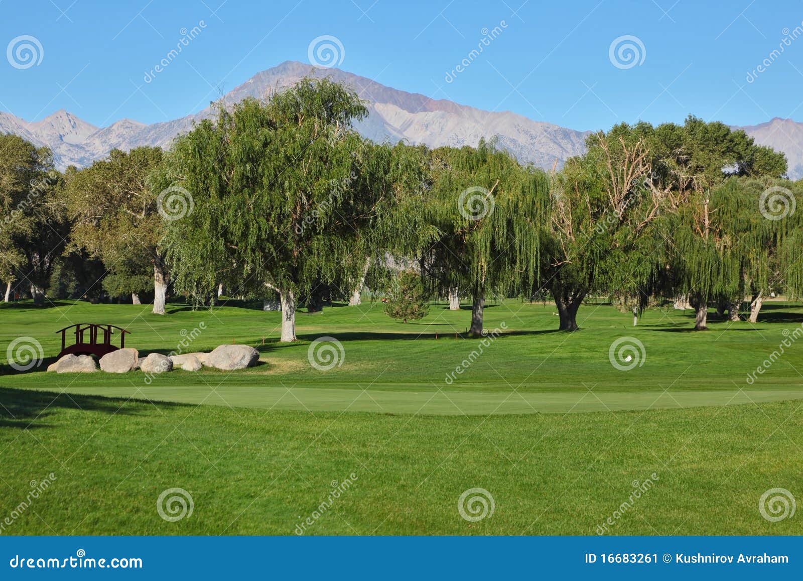 The Picturesque Golf Course Stock Image - Image of relaxation, scenic ...
