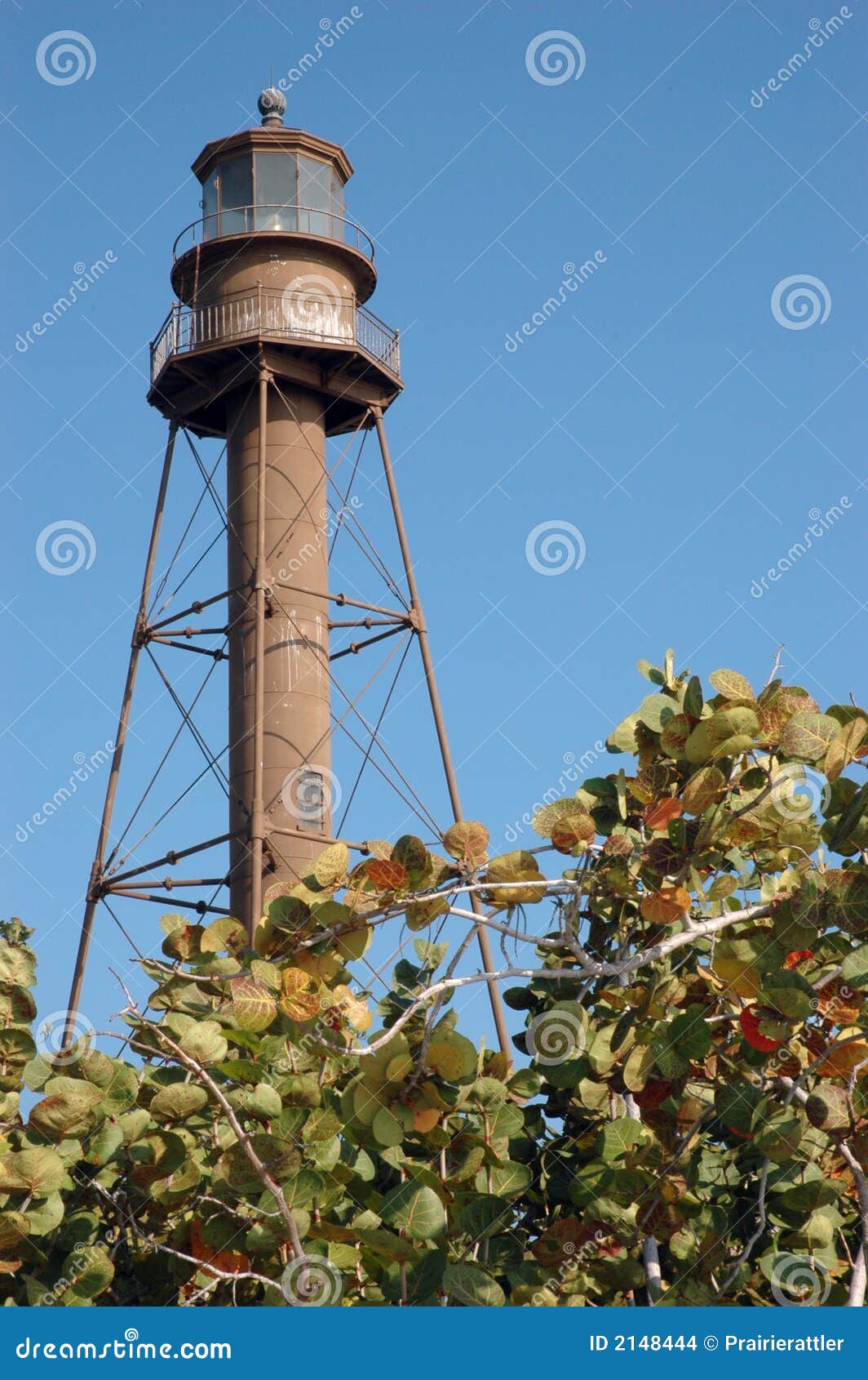Picturesque Old Lighthouse stock photo. Image of beacon - 2148444
