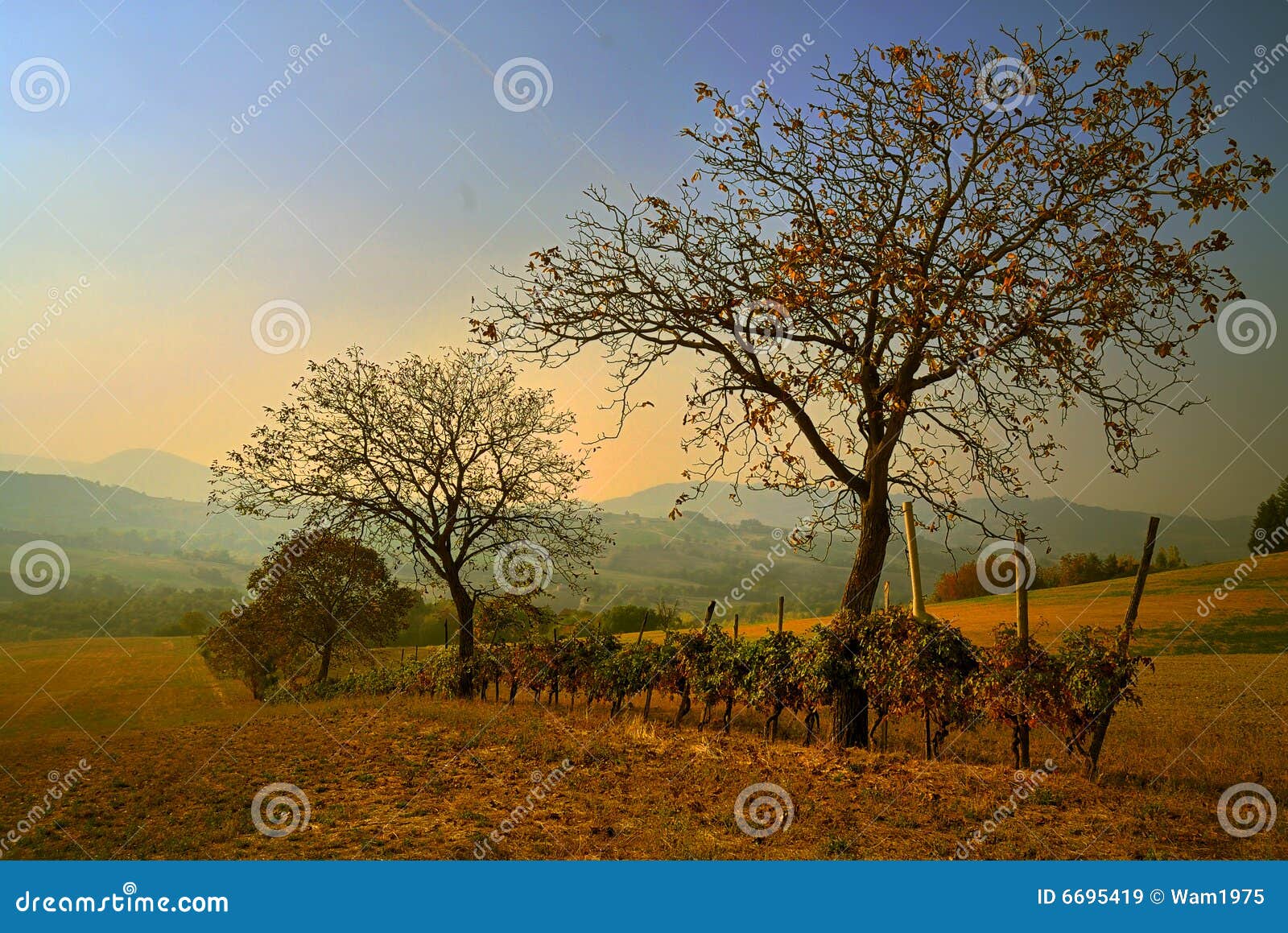 Picturesque Rural Landscape Stock Image - Image of outdoor, north: 6695419
