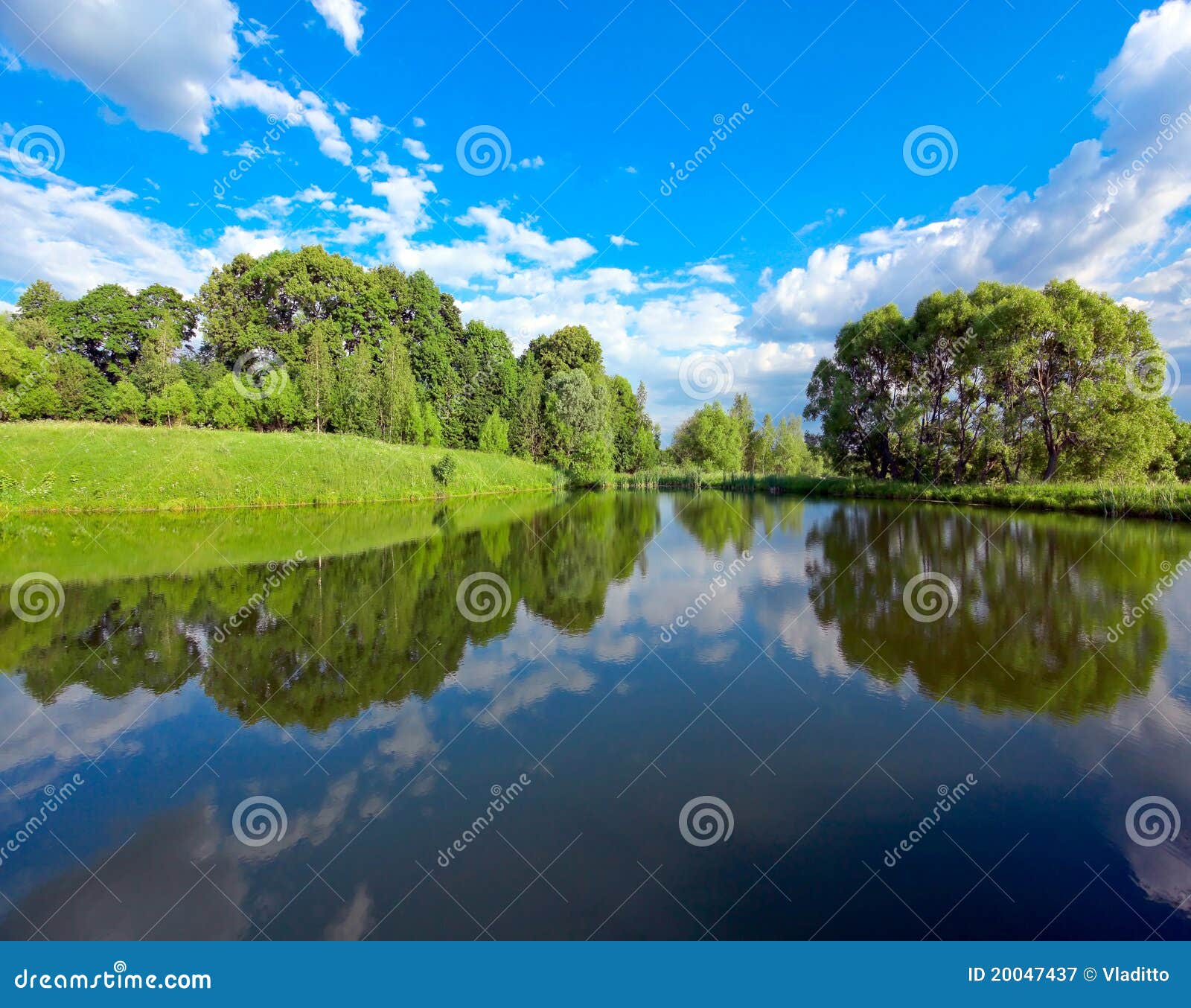 Picturesque Scene of Beautiful Lake Stock Image - Image of color, fall ...