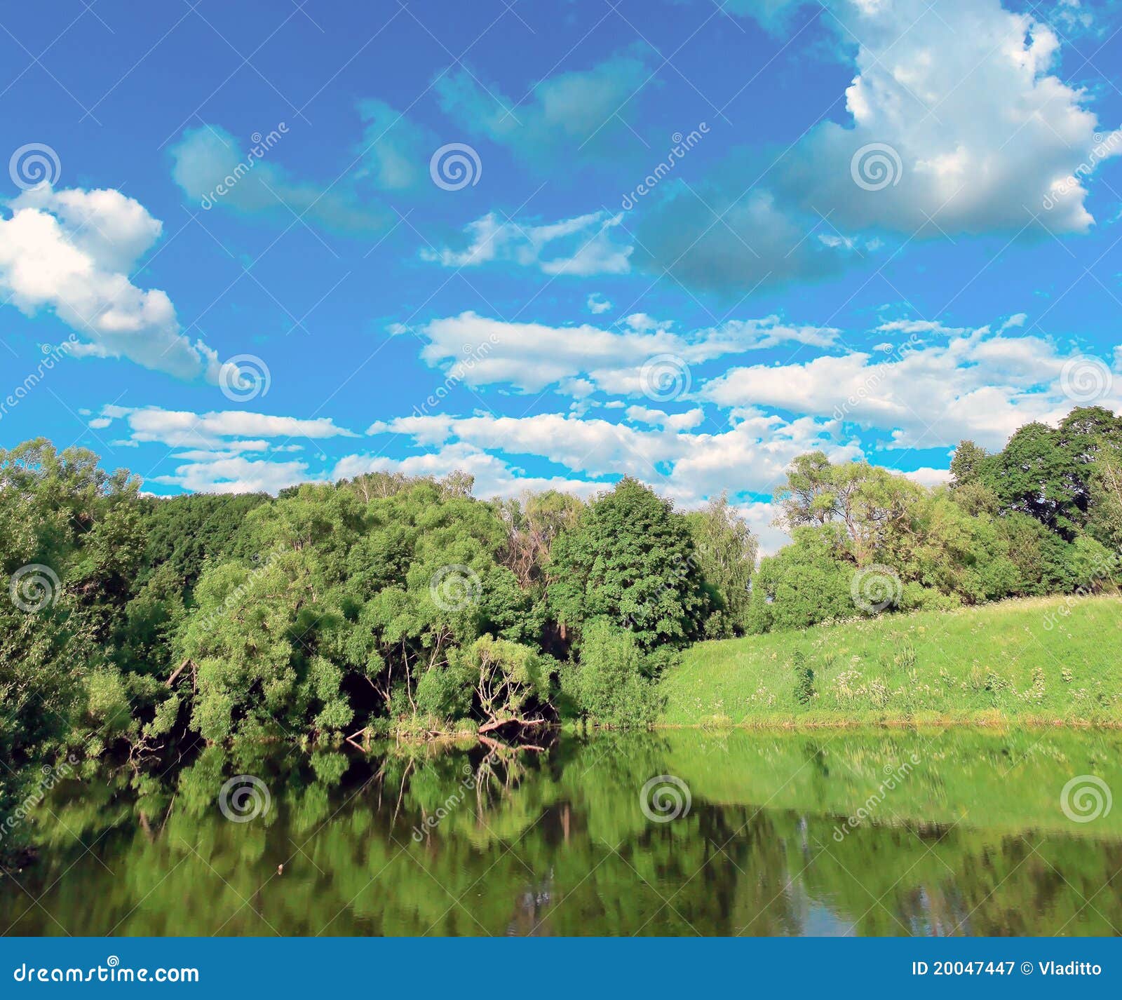 Picturesque Scene of Beautiful Lake Stock Image - Image of high, park ...