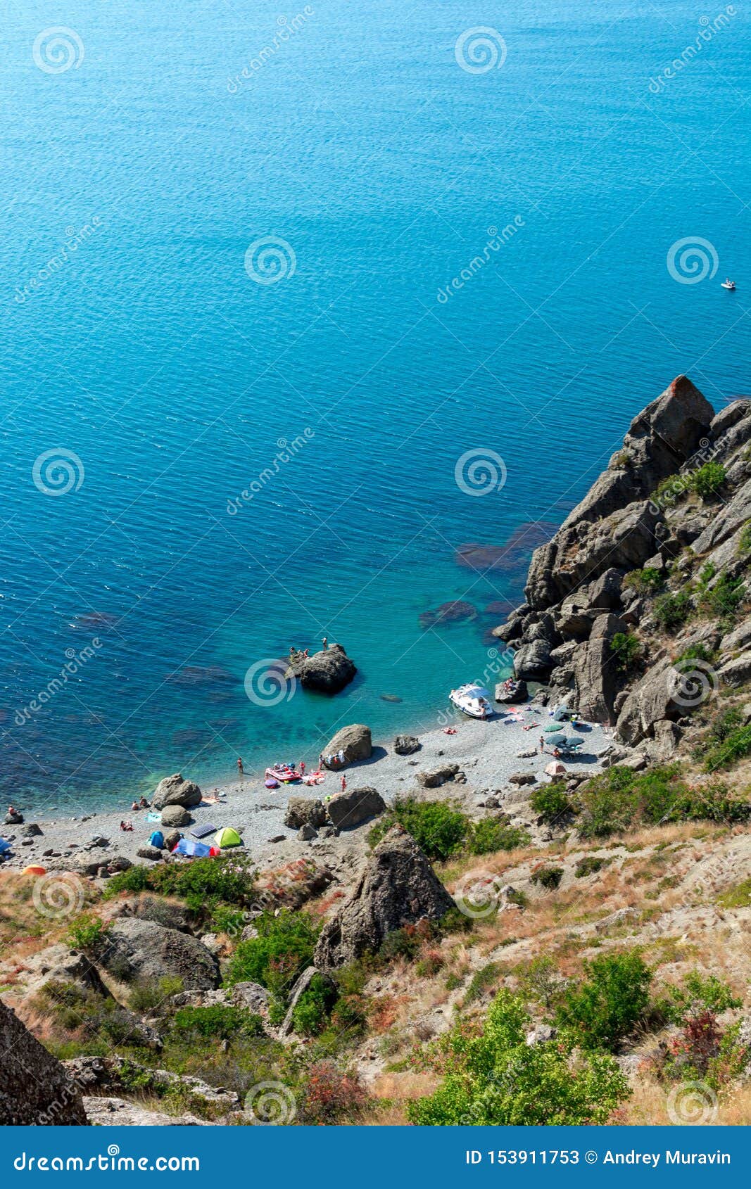 Picturesque steep beach 7 stock image. Image of nature - 153911753