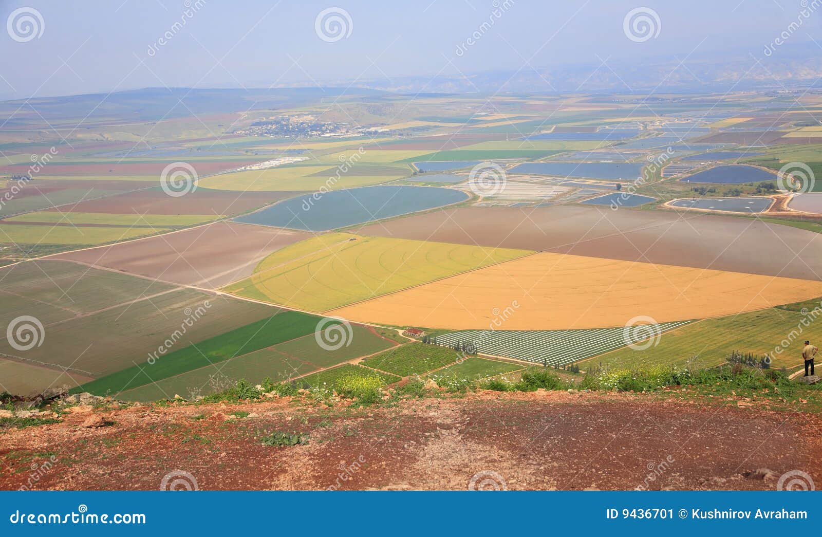 Picturesque Valley in the Galilee. Stock Image - Image of road, beauty ...