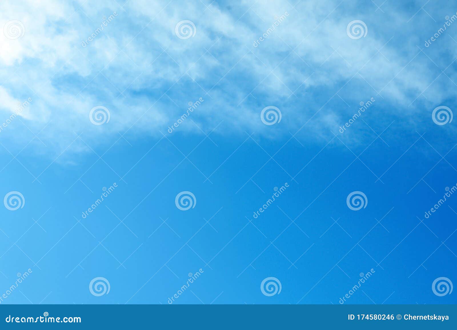 Picturesque View of Beautiful Light Blue Sky Stock Photo - Image of ...