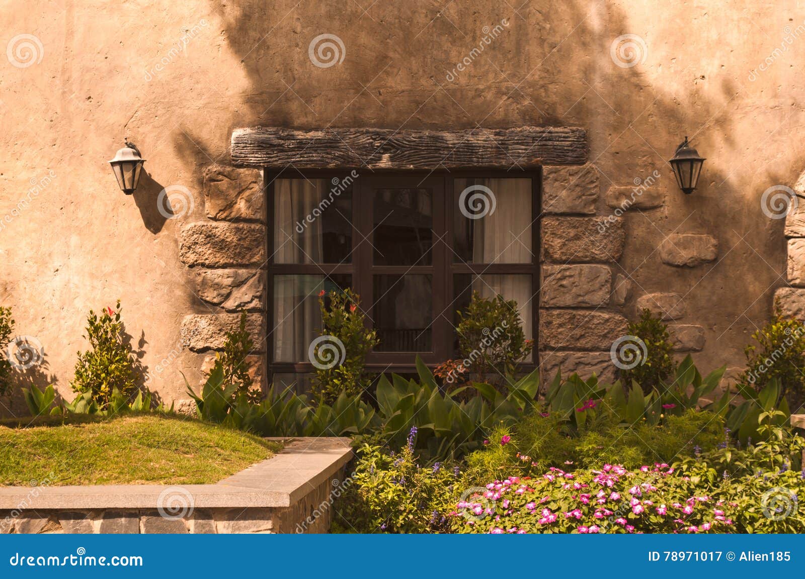 Picturesque window editorial photography. Image of background - 78971017