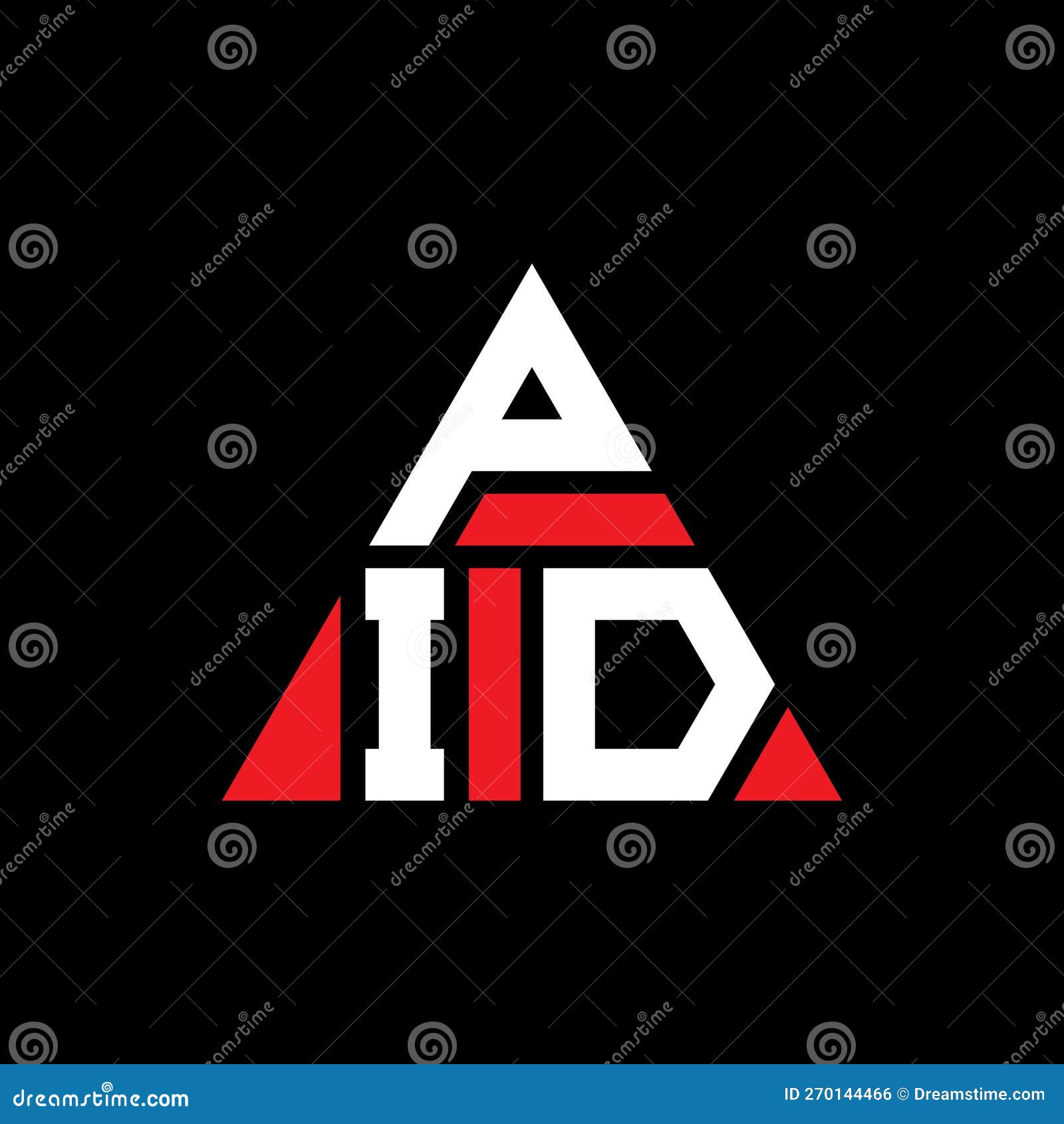 PID Triangle Letter Logo Design with Triangle Shape. PID Triangle Logo ...