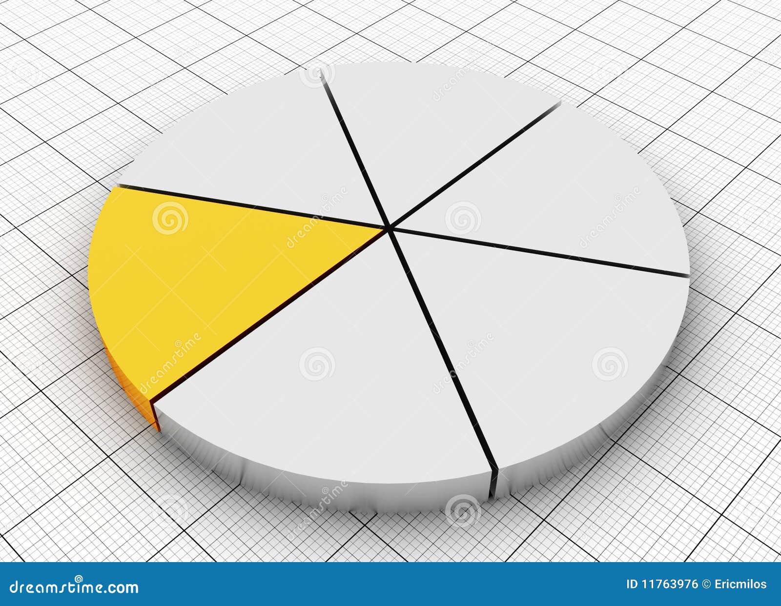 Pie chart stock illustration. Illustration of count, commission - 11763976