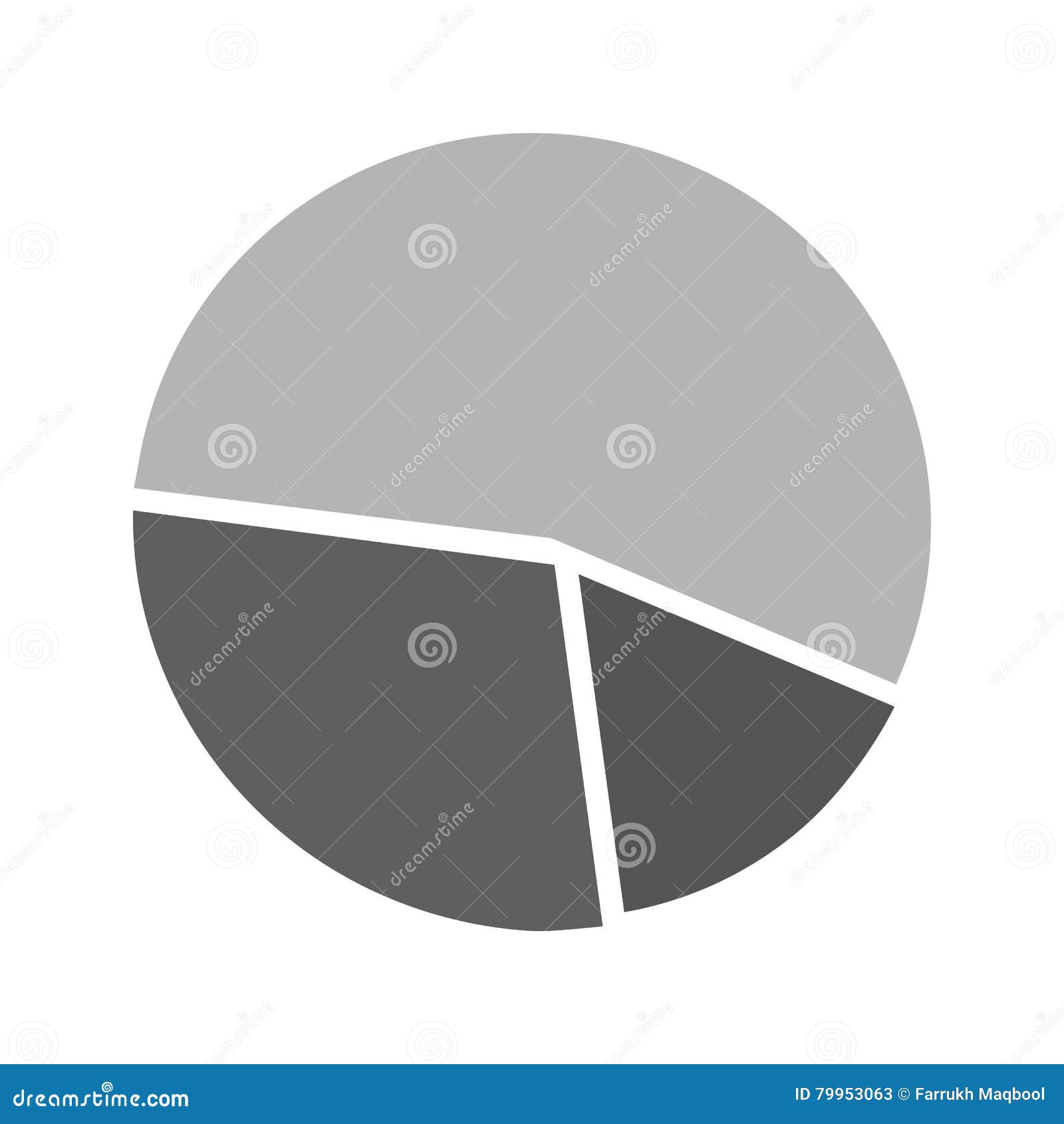 Pie Chart Analysis stock vector. Illustration of data - 79953063