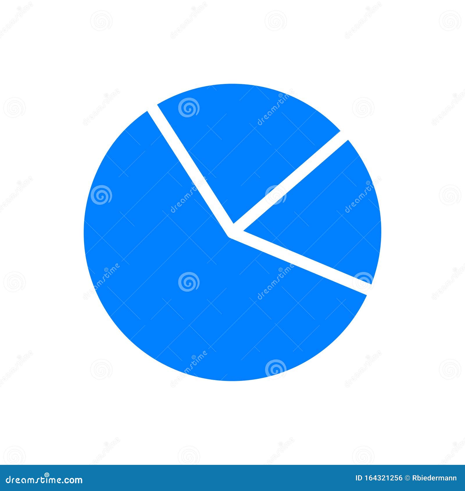 Pie chart and background stock vector. Illustration of vector - 164321256
