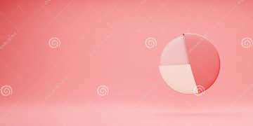 Pie Chart and Circular Loading Process 3d Rendering, Three Section 3D Infographic Pie Chart ...