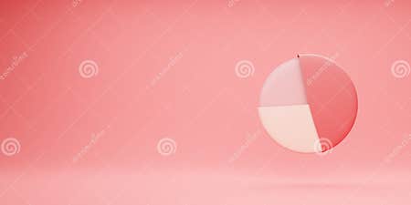Pie Chart and Circular Loading Process 3d Rendering, Three Section 3D Infographic Pie Chart ...
