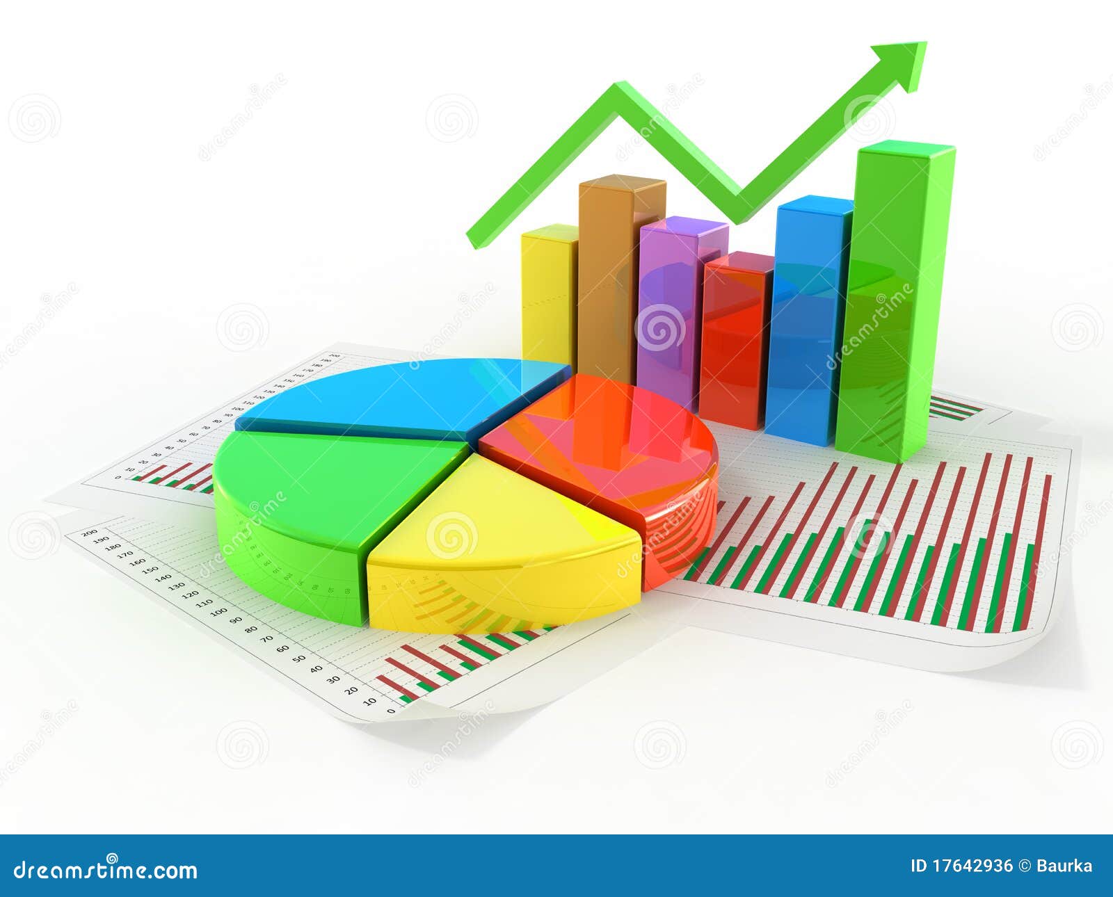 Pie chart concept stock illustration. Illustration of management - 17642936