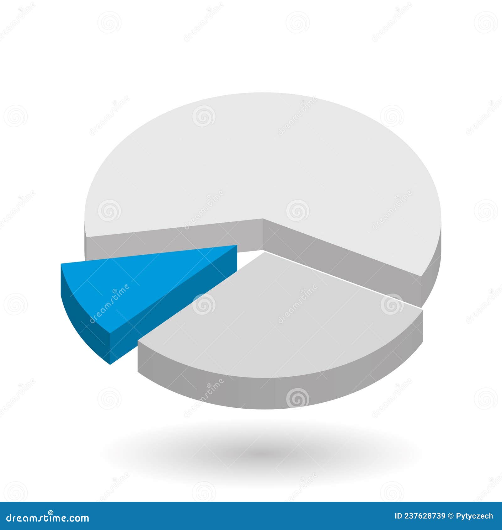 Pie Chart Vector Design Element Stock Vector - Illustration of ...