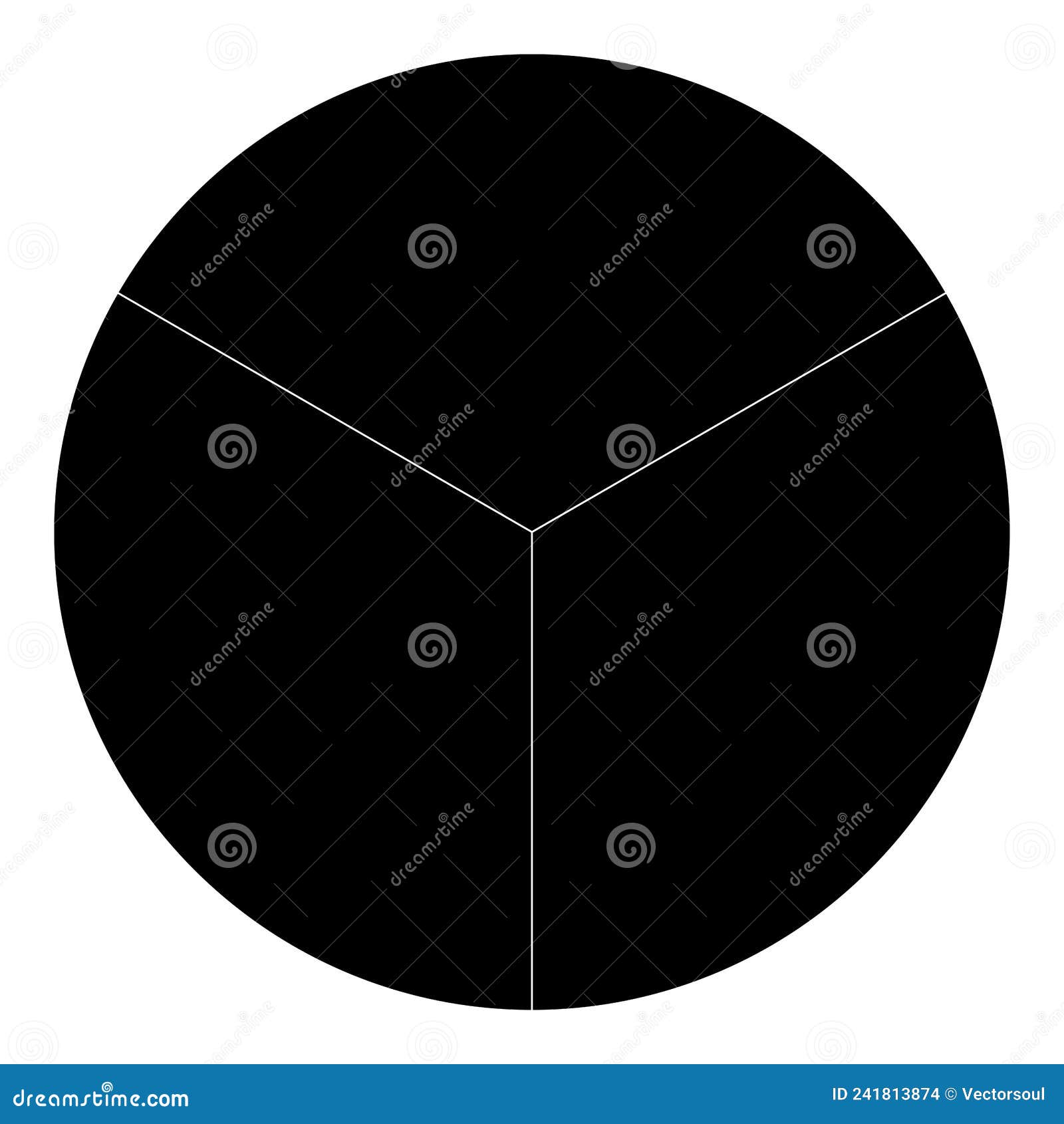 Pie Chart, Pie Graph Circle Circular Diagram from 2 To 65 Sections ...