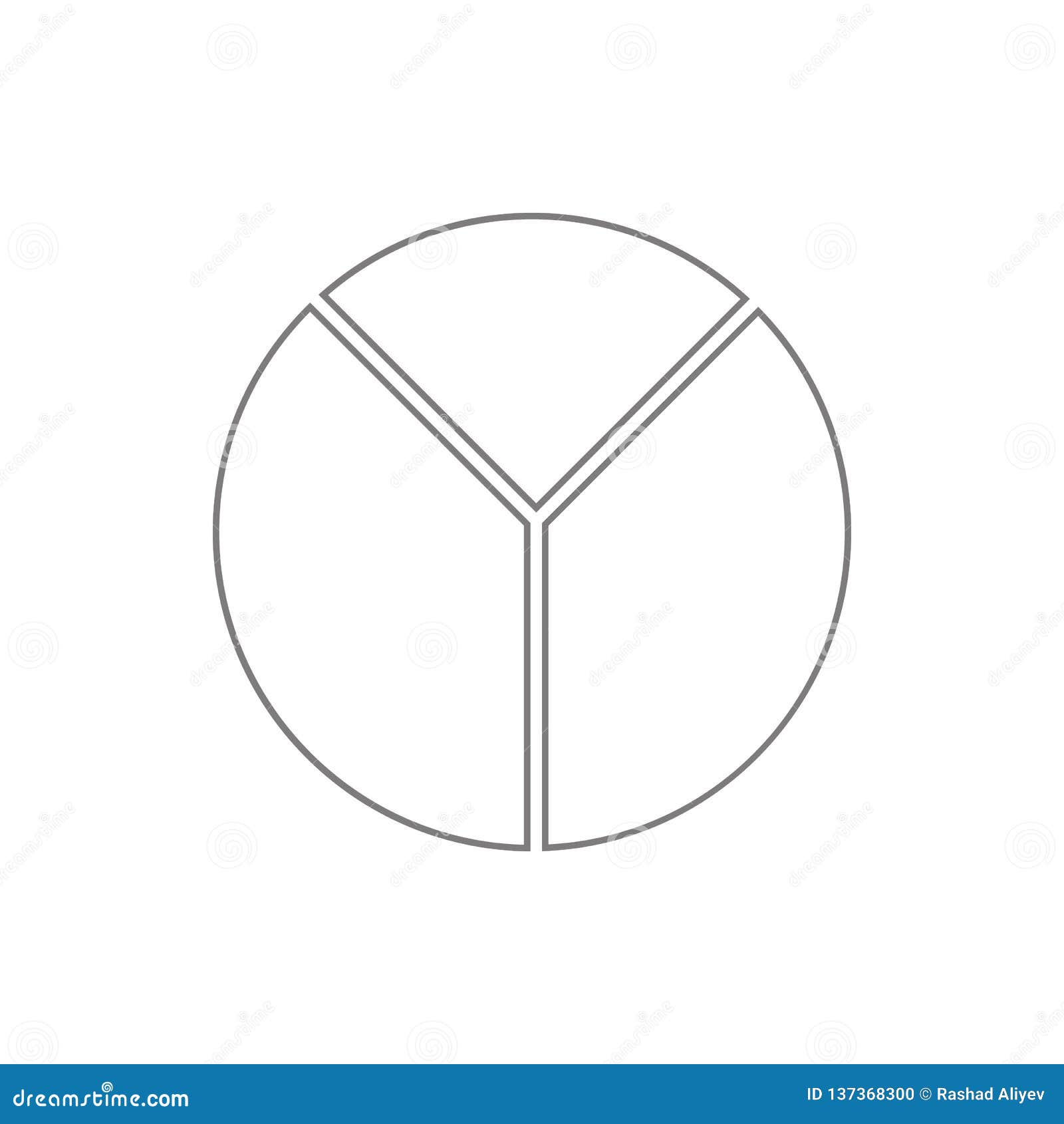 Pie Chart Icon. Element of Cyber Security for Mobile Concept and Web ...