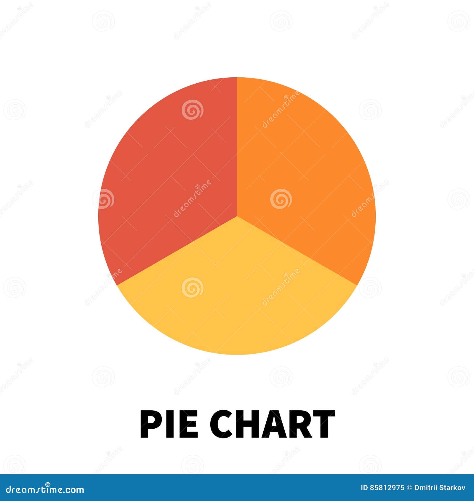 Pie Chart Icon or Logo in Modern Flat Style. Stock Vector ...