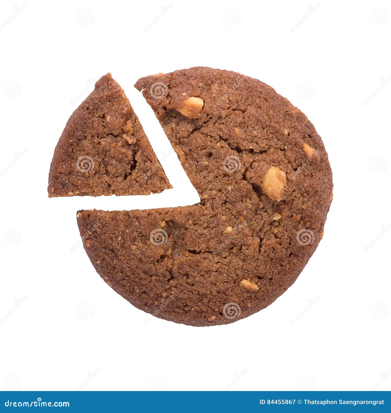 Pie Chart Icon Made From Cookie, Isolated On White Background. Stock ... Pie Chart Icon Made From Cookie, Isolated On White Background. Stock ...