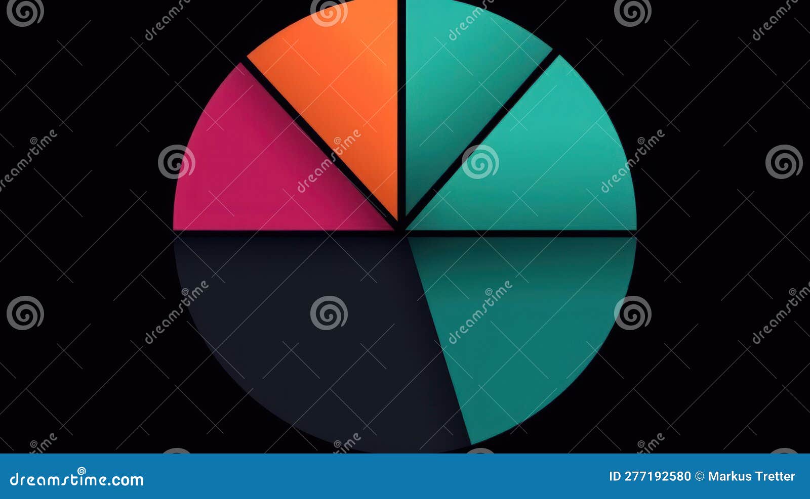 A Pie Chart Icon Representing the Graphical Representation of Data ...