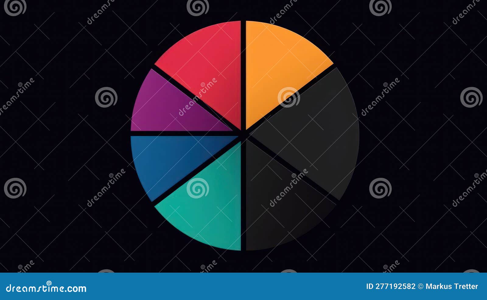 A Pie Chart Icon Representing the Graphical Representation of Data ...