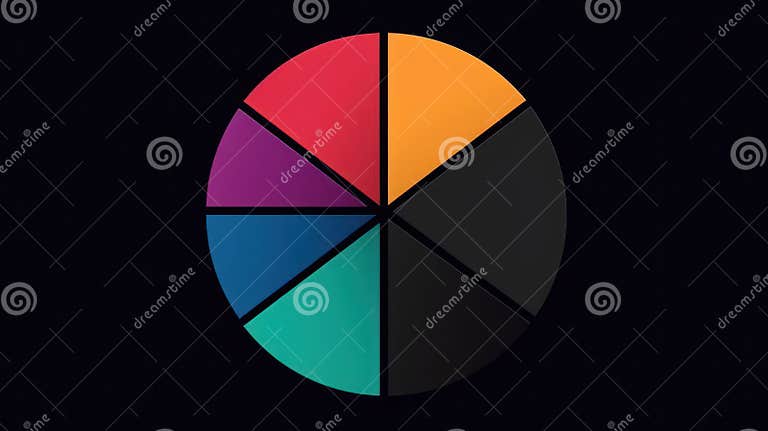 A Pie Chart Icon Representing the Graphical Representation of Data ...