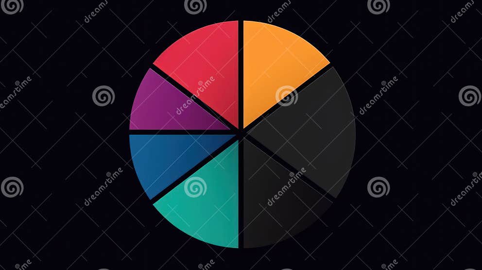 A Pie Chart Icon Representing the Graphical Representation of Data ...