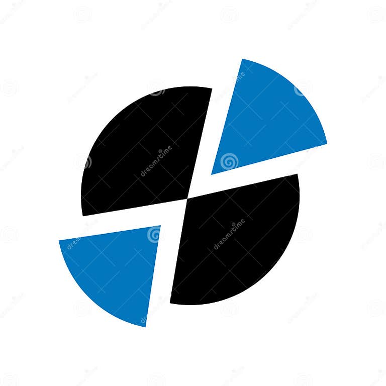 Pie Chart Icon Vector Sign and Symbol Isolated on White Background, Pie ...