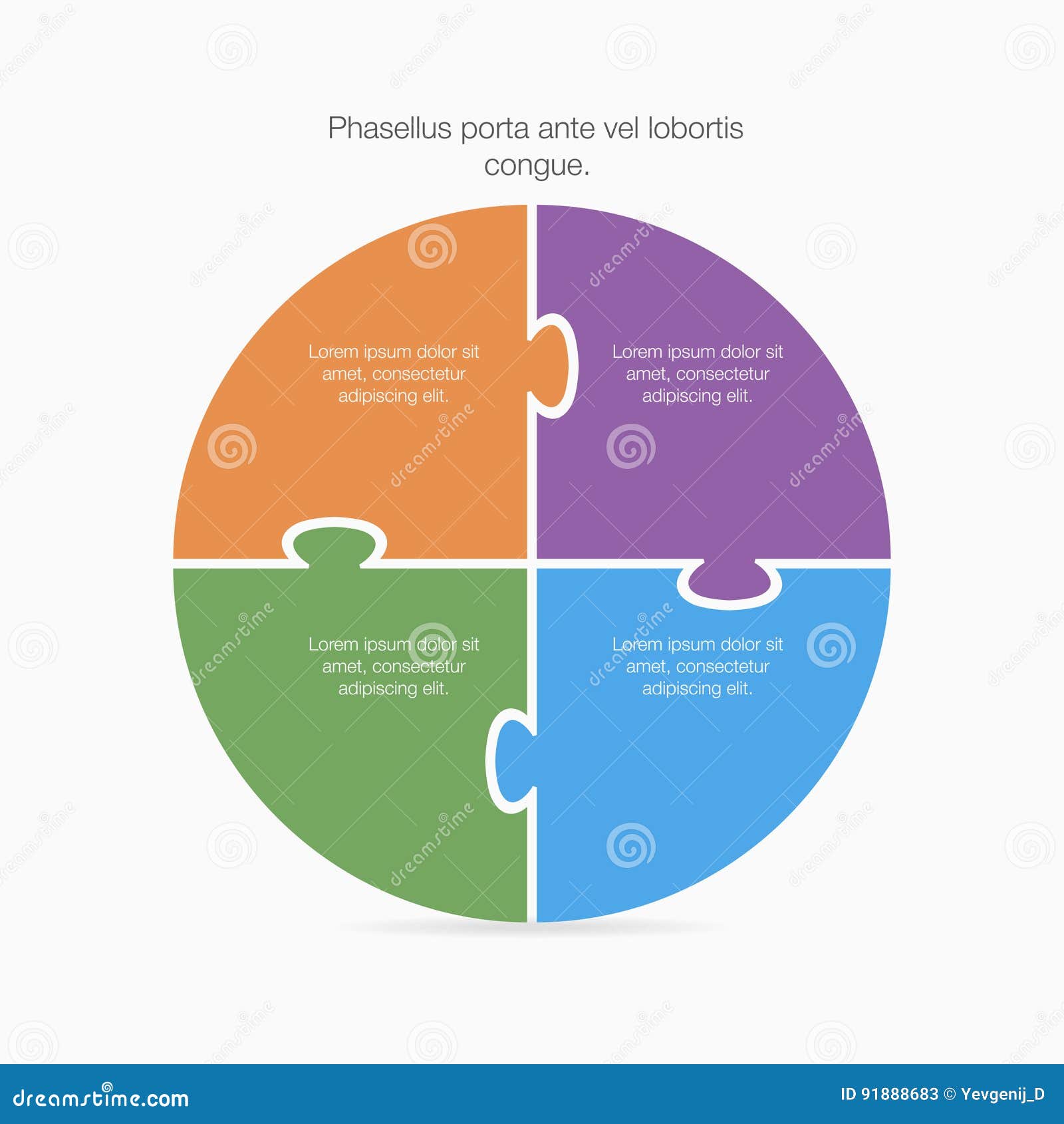Pie chart for infographic stock vector. Illustration of infographic ...