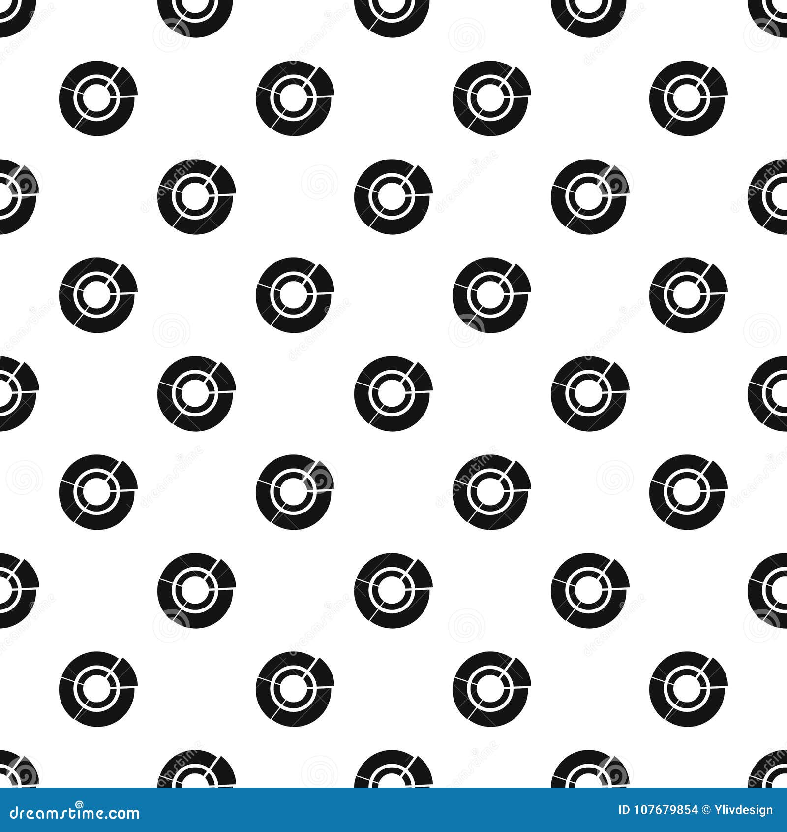 Pie Chart for Infographic Pattern Vector Stock Vector - Illustration of ...