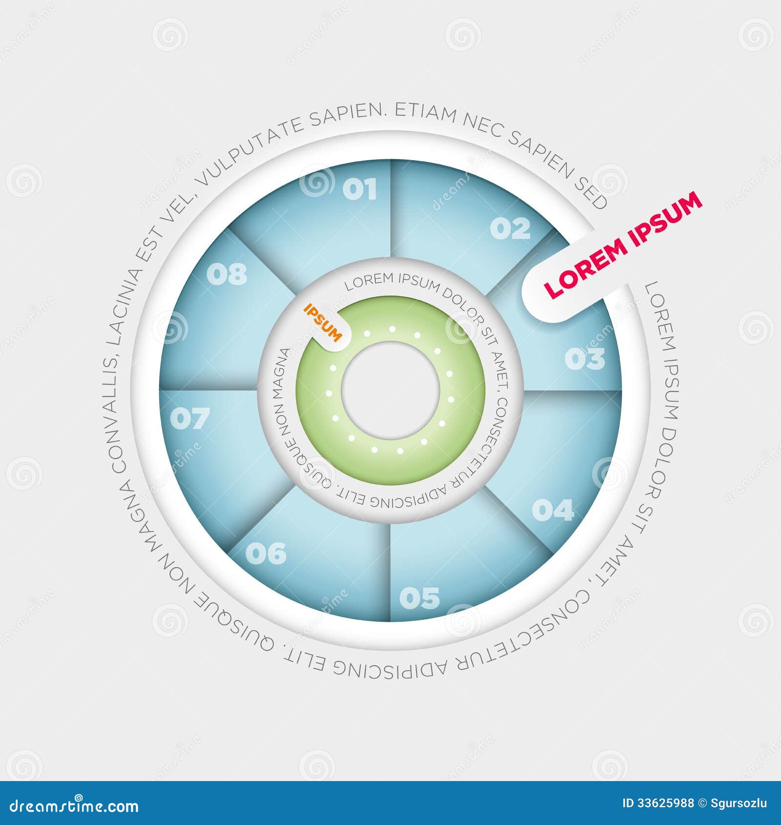 Pie chart infographic stock vector. Illustration of people - 33625988