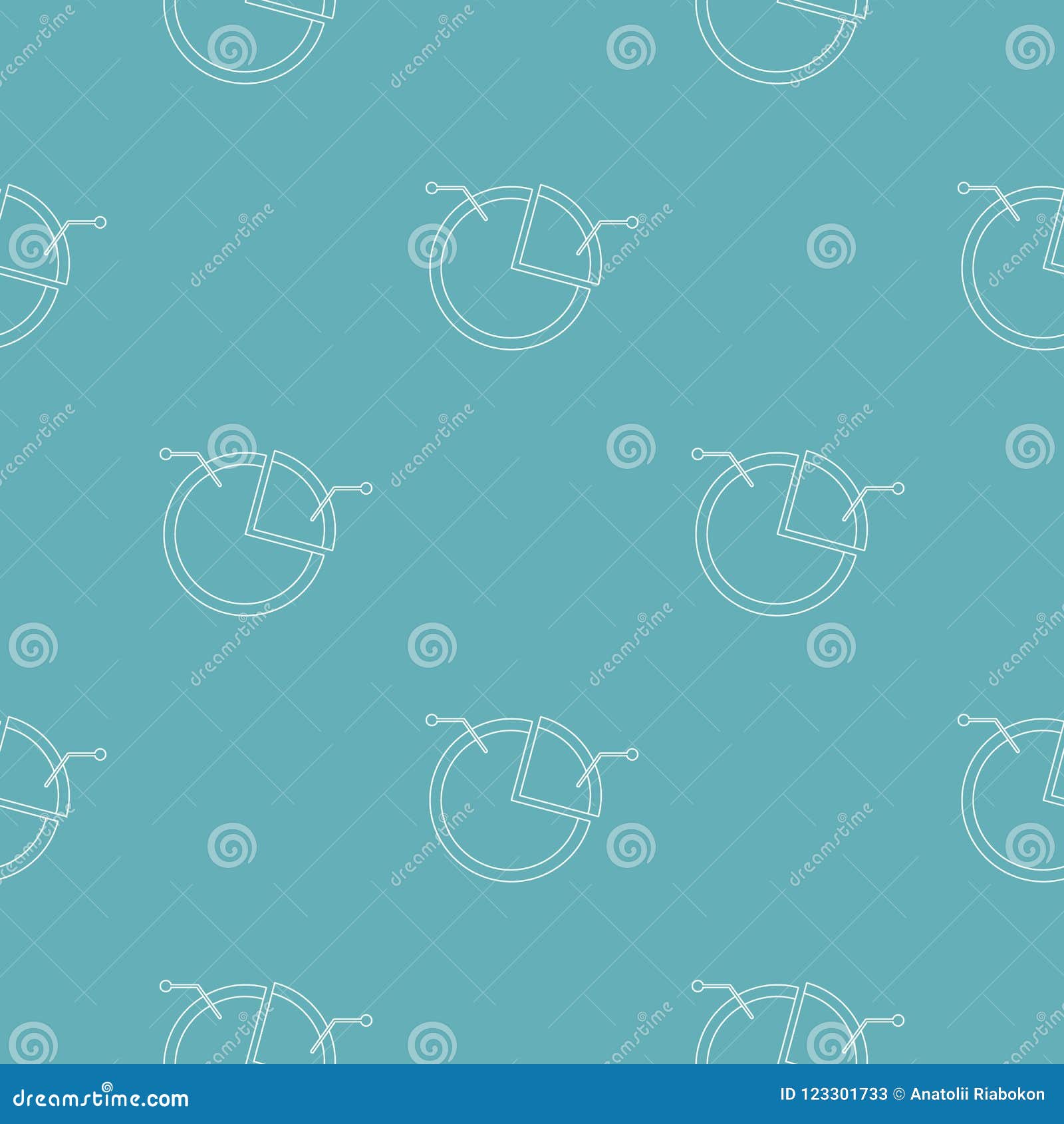 Pie chart pattern seamless stock illustration. Illustration of pattern ...
