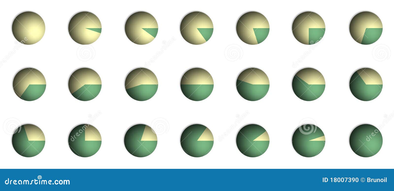 Pie Chart Percentage Graphics Stock Illustration - Illustration of ...