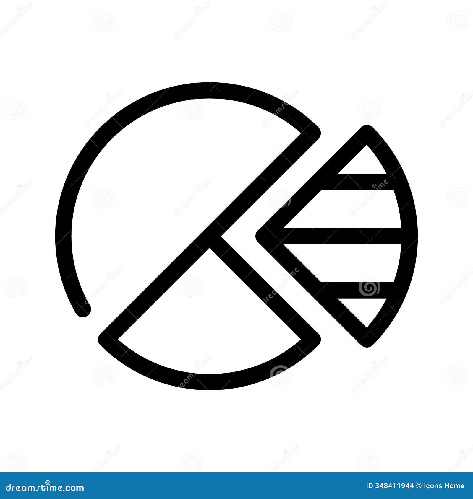 A Pie Chart, Representing Data Visualization and Business Insights ...