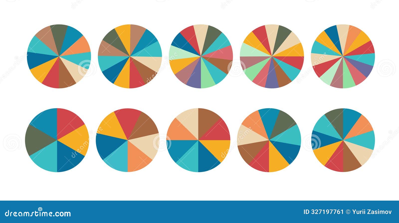 Pie Chart Set. Colorful Diagram Collection with. Circle Icons for ... Pie Chart Set. Colorful Diagram Collection with. Circle Icons for ...