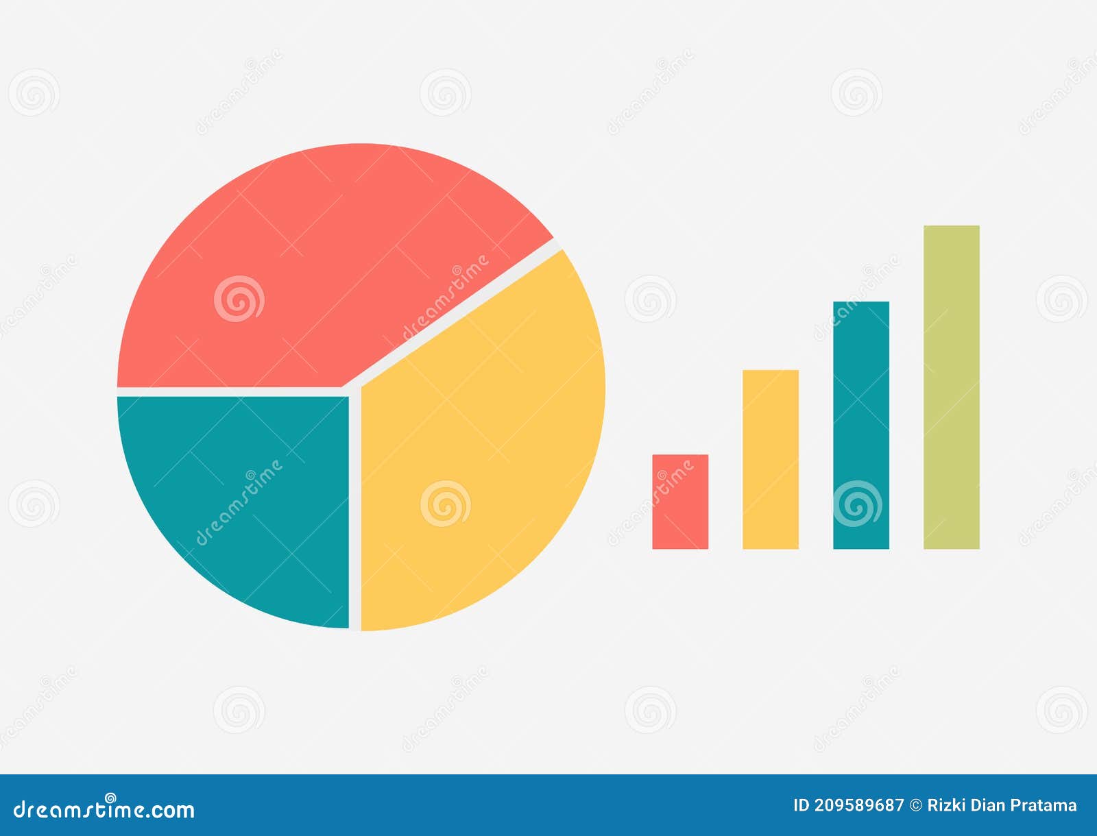 Pie Chart and Statistics Design Stock Vector - Illustration of banner ...