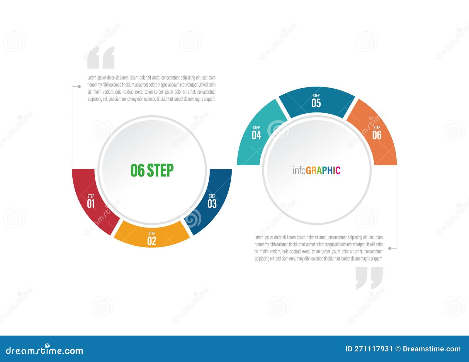 Step Infographics Pie Charts Elements with 1 To 10 Steps, Options ...