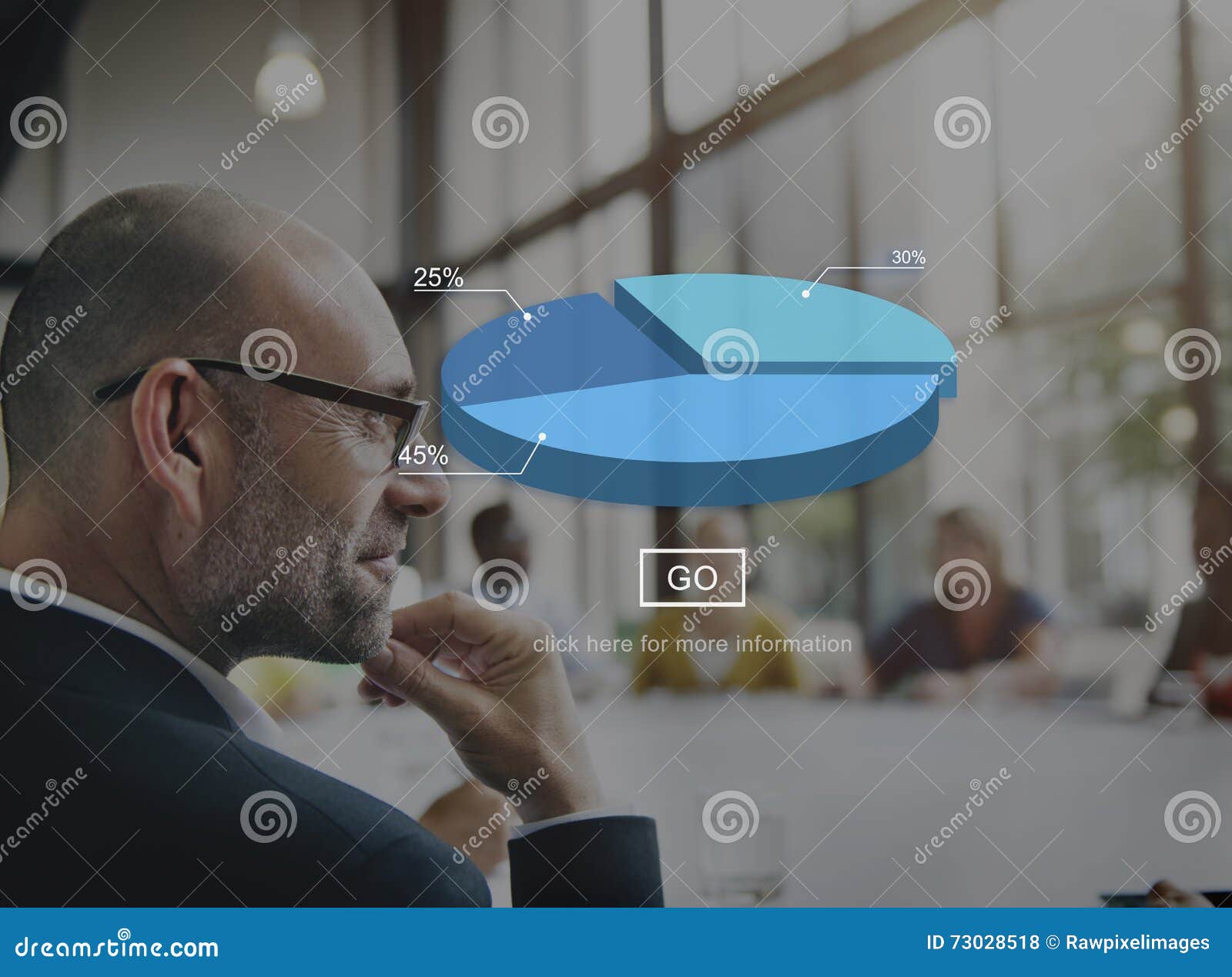 Pie Dough Graph Chart Statistics Concept Stock Photo - Image of focus ...