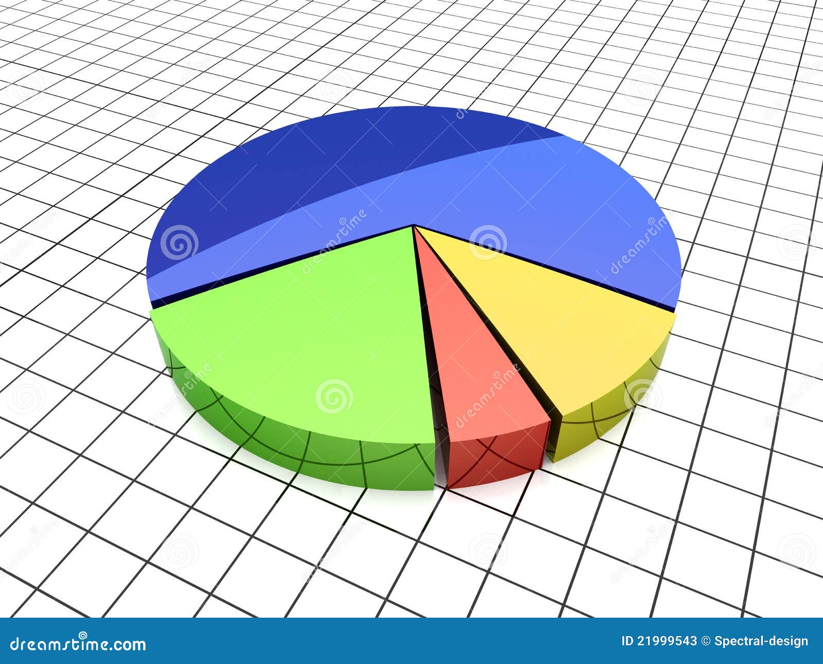 Pie graph stock illustration. Illustration of grid, analyse - 21999543