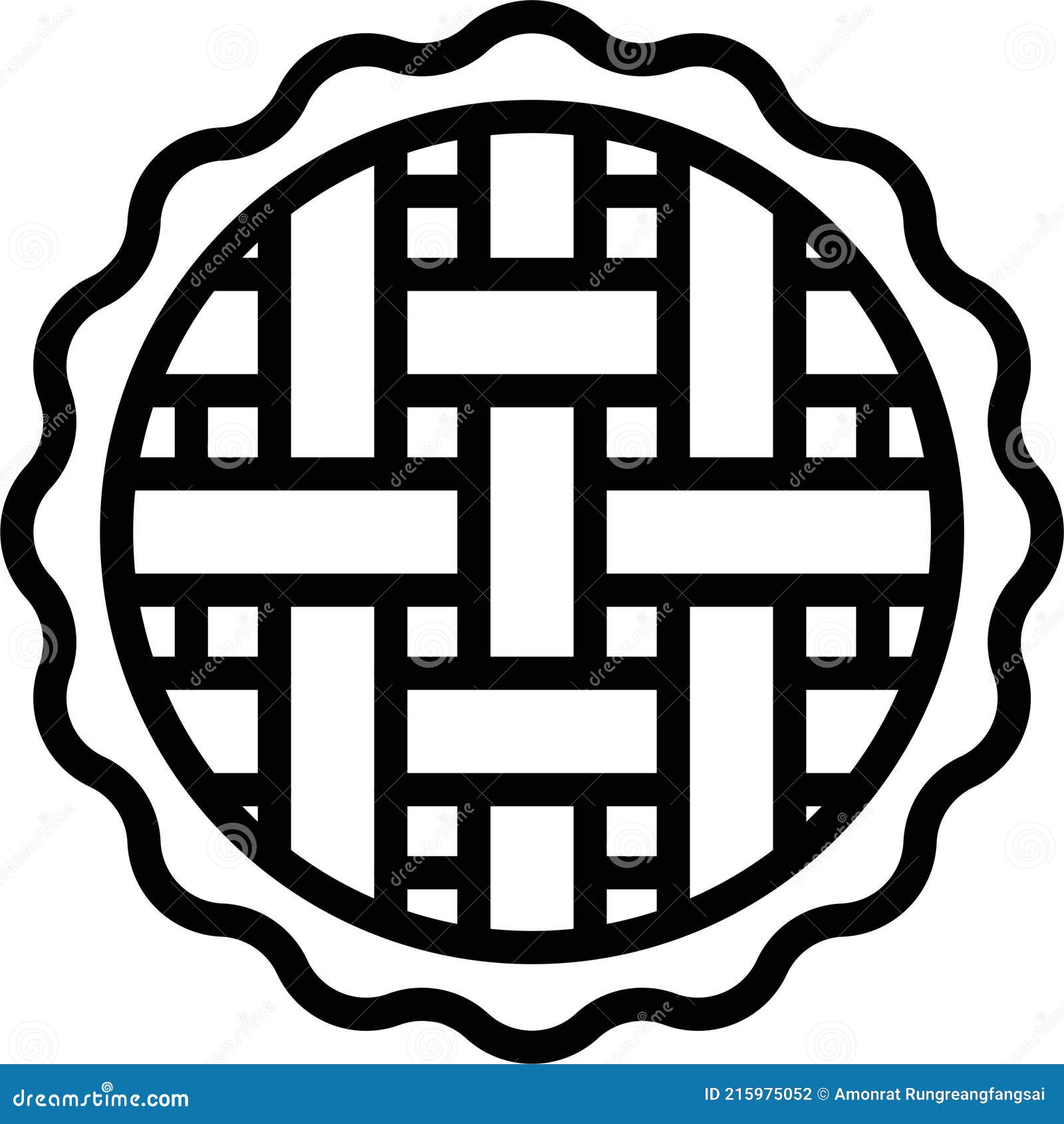 Pie Icon, Bakery and Baking Related Vector Stock Vector - Illustration ...