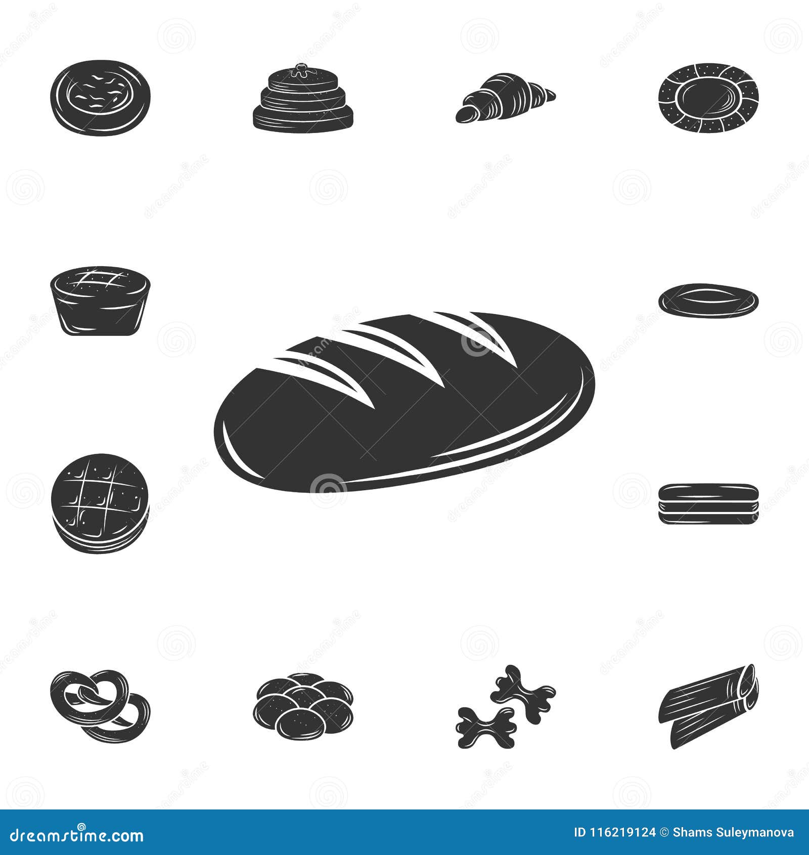 Pie Icon. Simple Element Illustration. Pie Symbol Design from Bakery ...