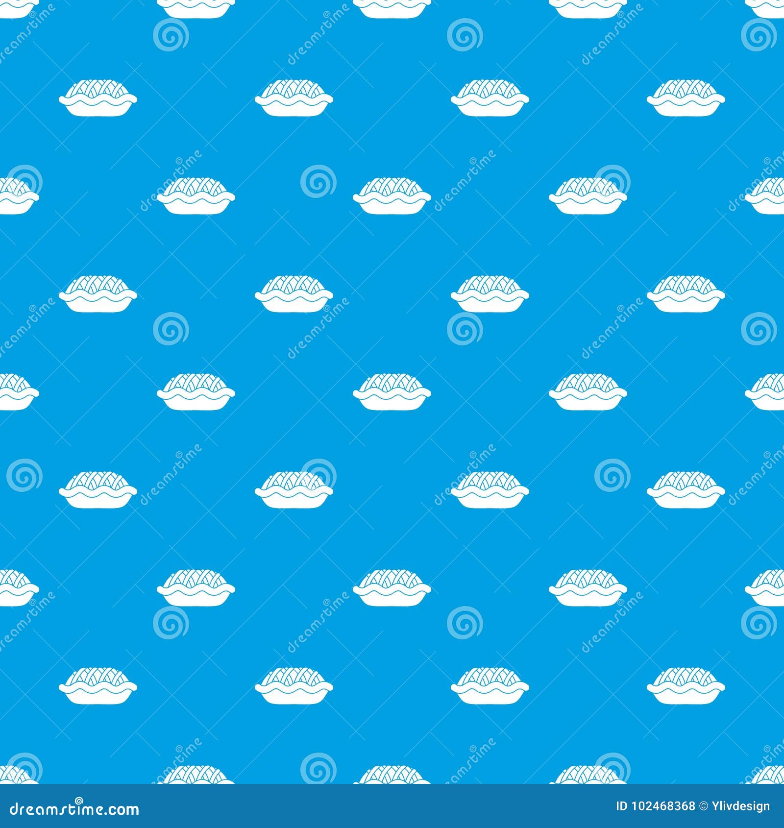 Pie pattern seamless blue stock vector. Illustration of dessert - 102468368