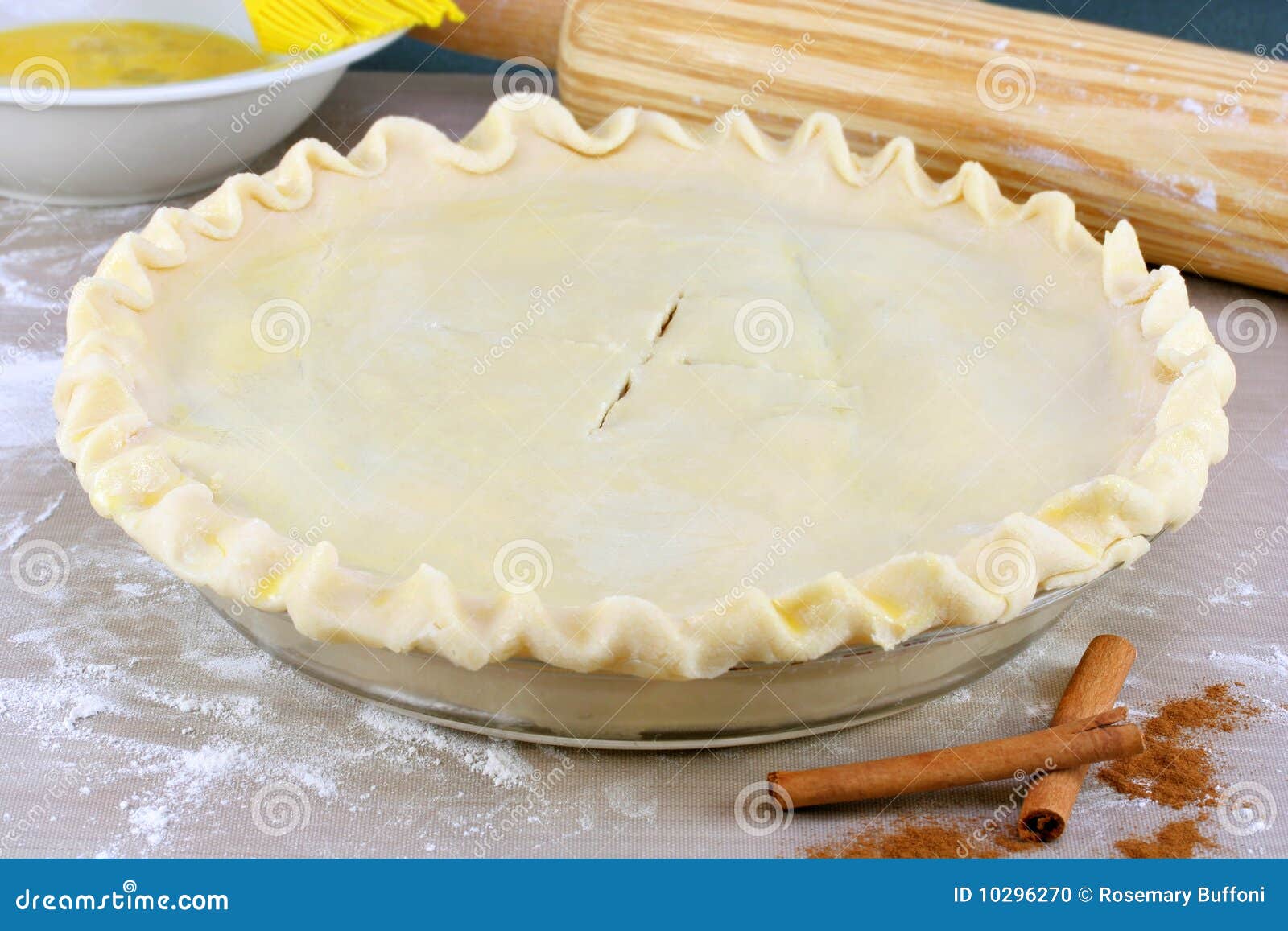 Pie Ready To Bake stock photo. Image of treat, healthy - 10296270