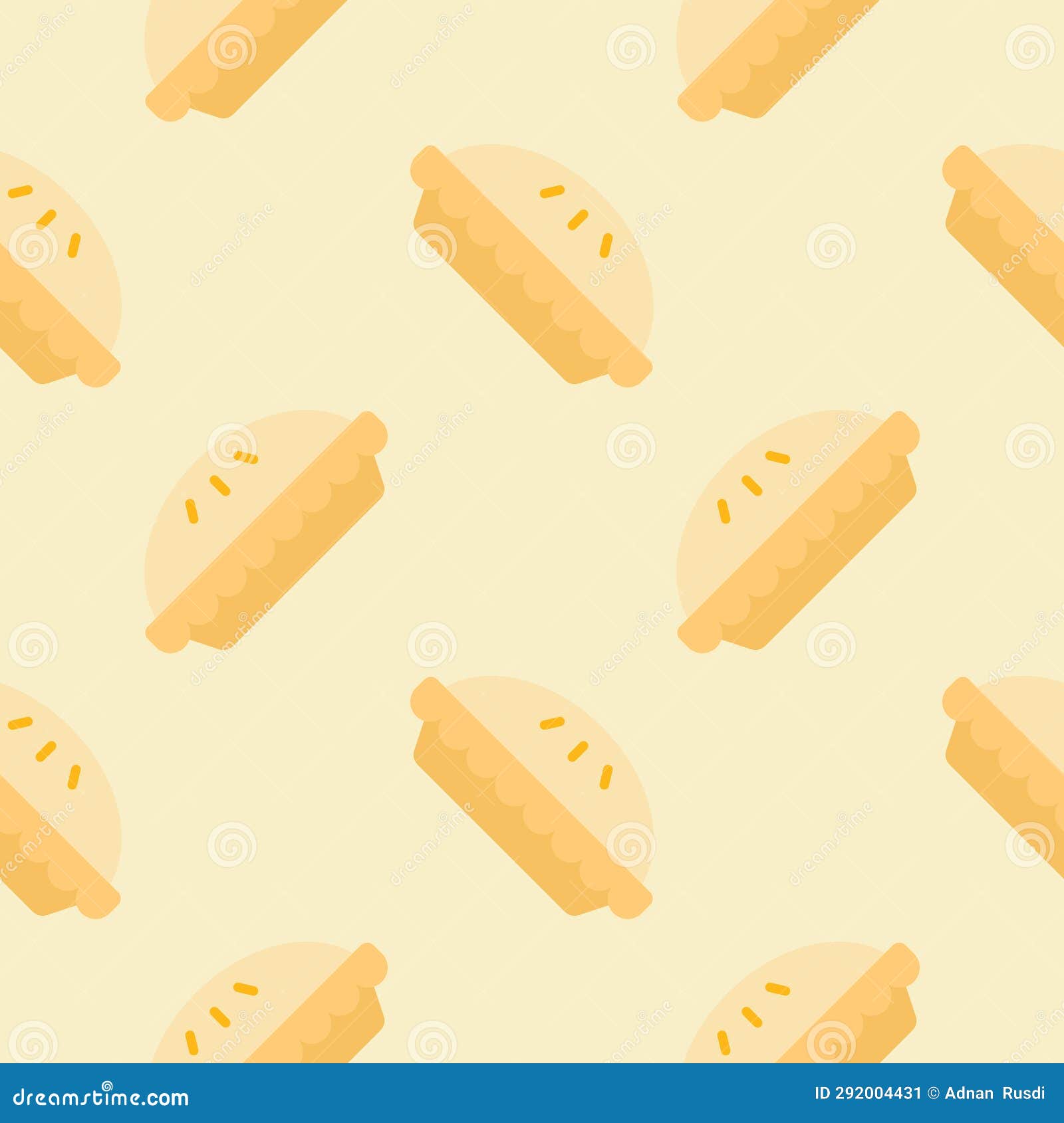 Pie Seamless Pattern Vector Illustration Stock Vector - Illustration of ...
