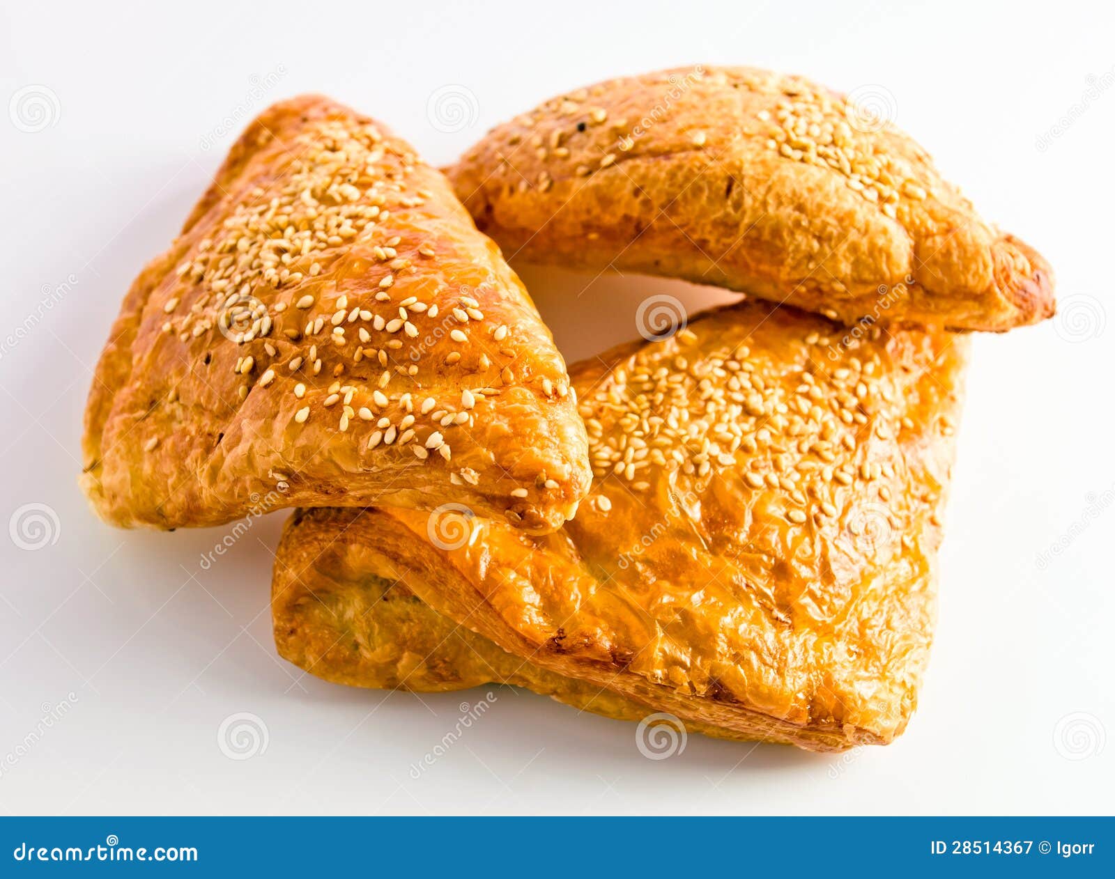 Pie with sesame stock image. Image of meal, fresh, brown - 28514367