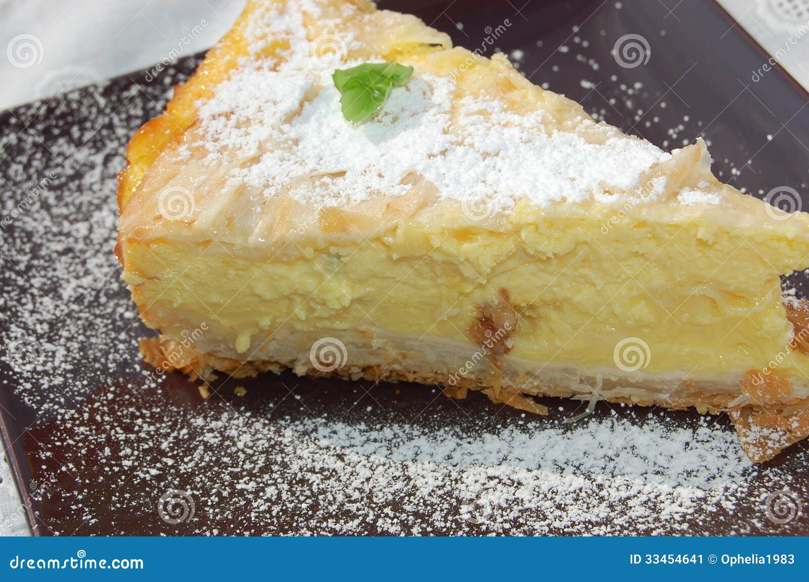 Pie sheet and yogurt cake stock image. Image of romanian - 33454641