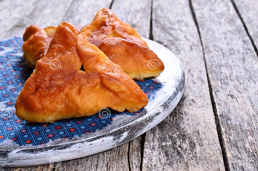 Pie triangular stock image. Image of baking, appetizer - 56646909