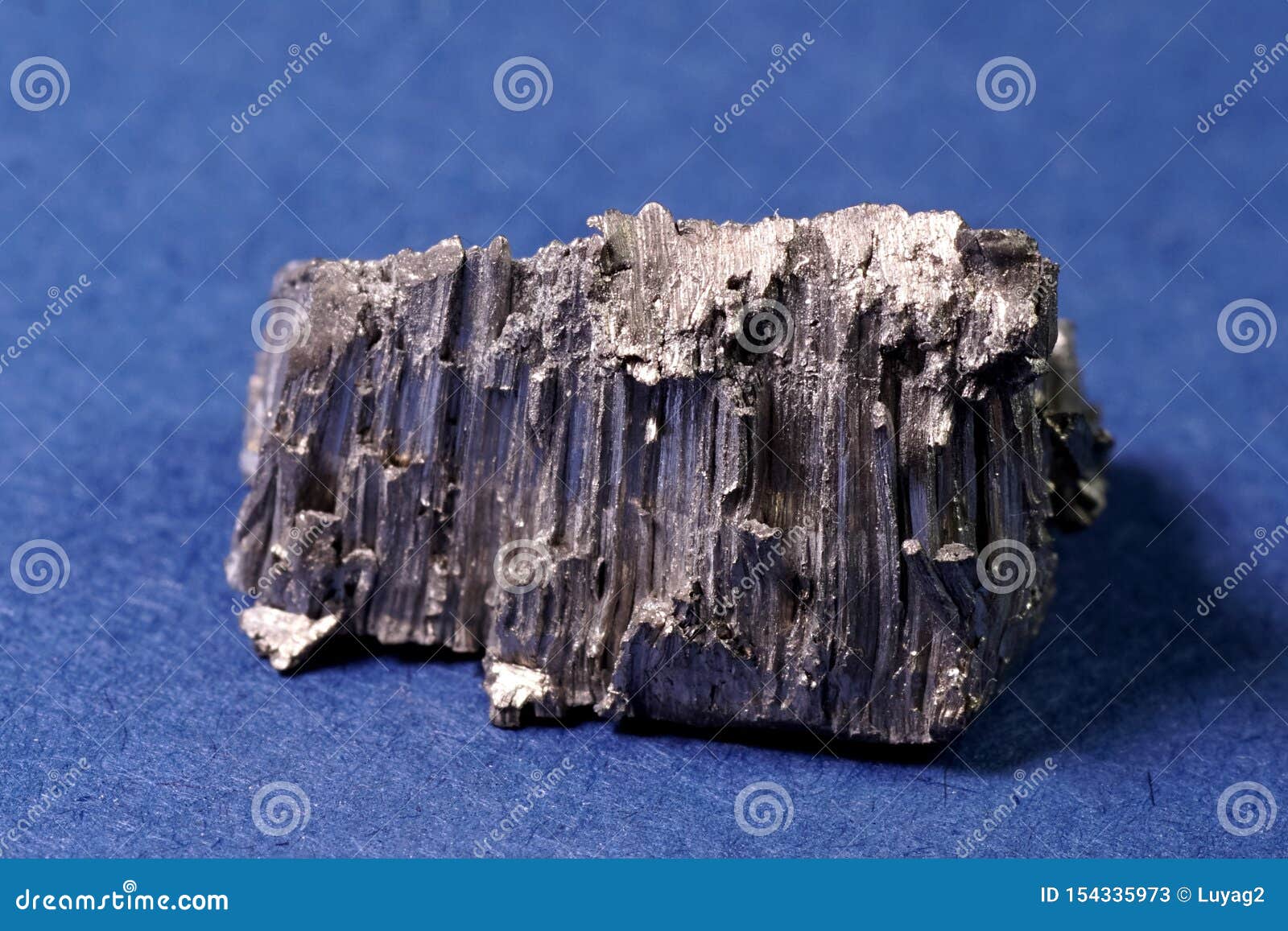 A Piece of Active Metal, Piece of Pure Metal Stock Image - Image of ...